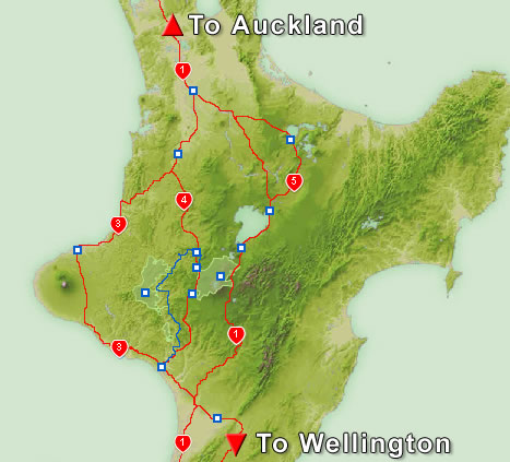 Regional Map | Whanganui River